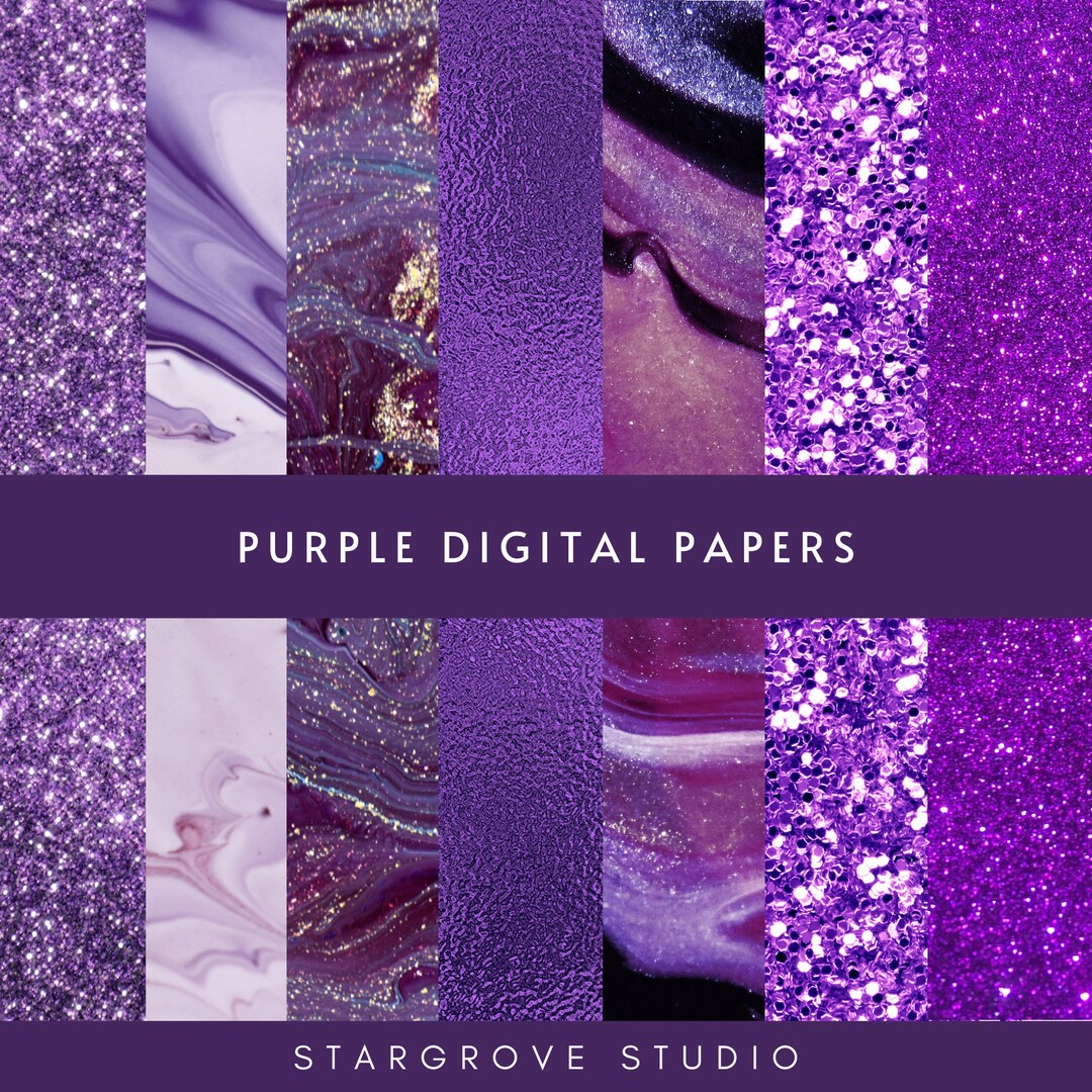 Purple Textures and Backgrounds (download) | Digital Papers - Etsy