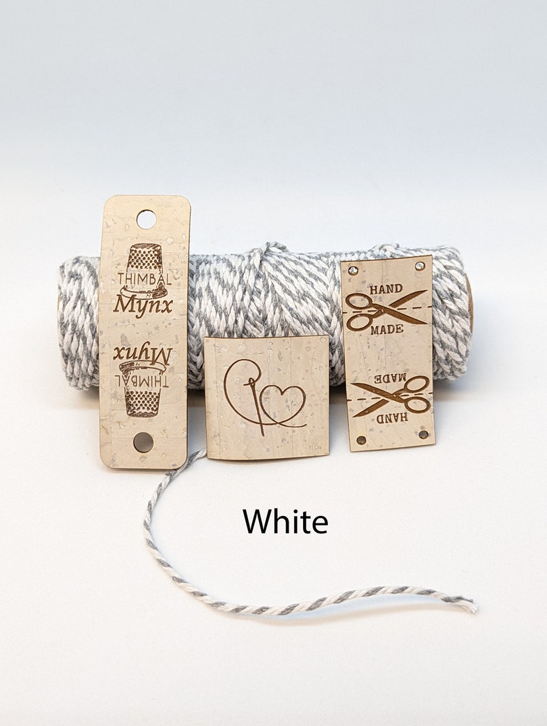 50 Custom Cork Fabric Labels With Your Engraving Graphics or - Etsy