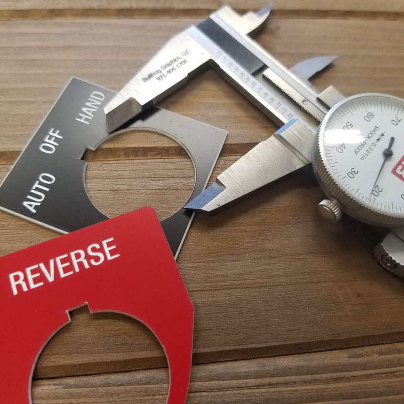 Engraved Plastic Labels Valve Tags Electrical ID and Switch - Etsy