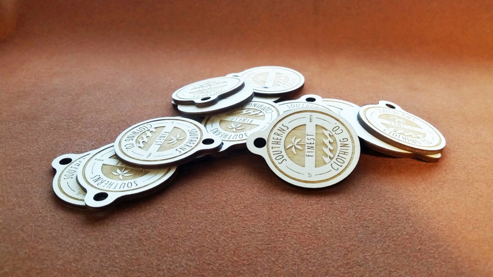 100 Wood Engraved Hang Tags Custom Cut Any Shape. - Etsy