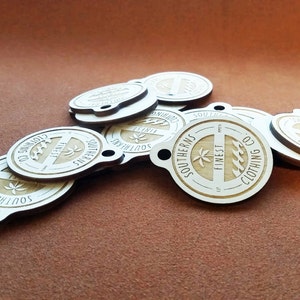 50 Wood Engraved Hang Tags Custom Cut Any Shape. | Etsy