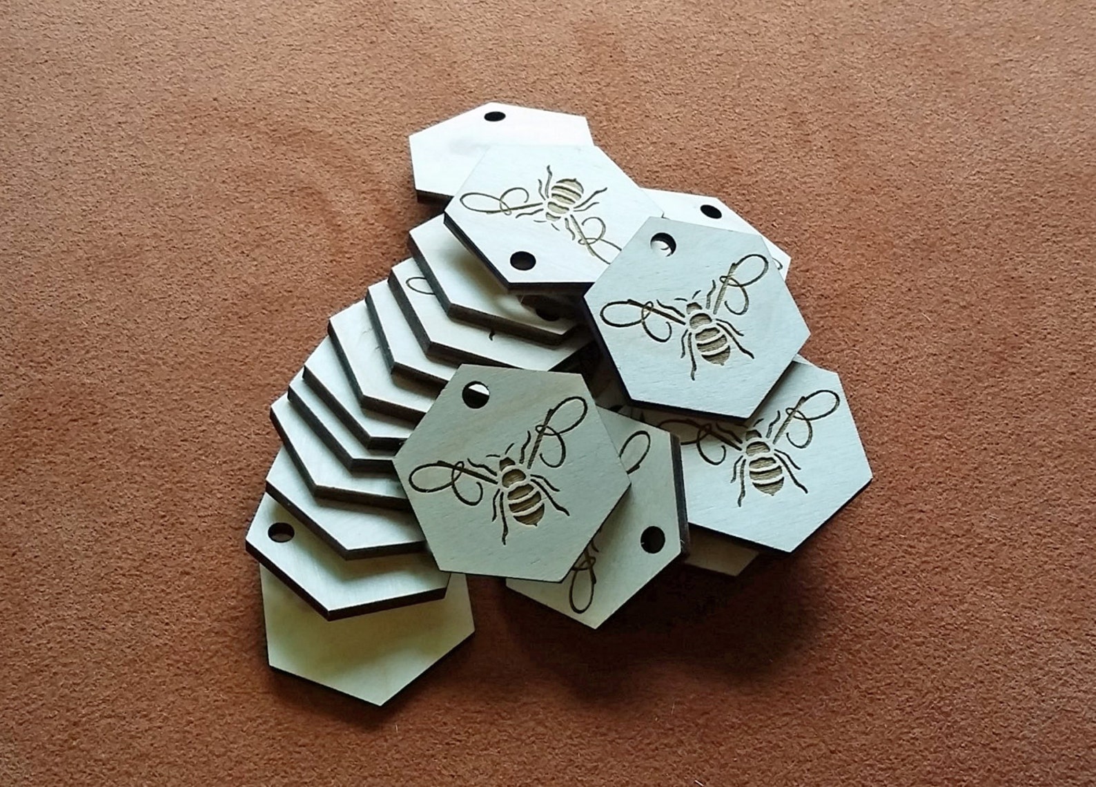 50 Wood Engraved Hang Tags Custom Cut Any Shape. | Etsy