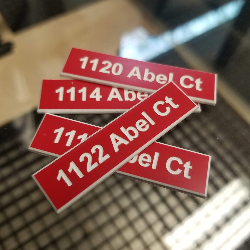 Engraved Plastic Labels Valve Tags Electrical ID and Switch - Etsy