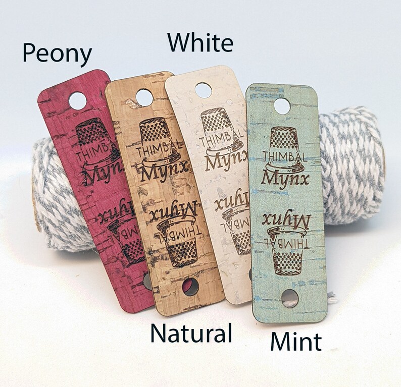 50 Custom Cork Fabric Labels With Your Engraving Graphics or - Etsy