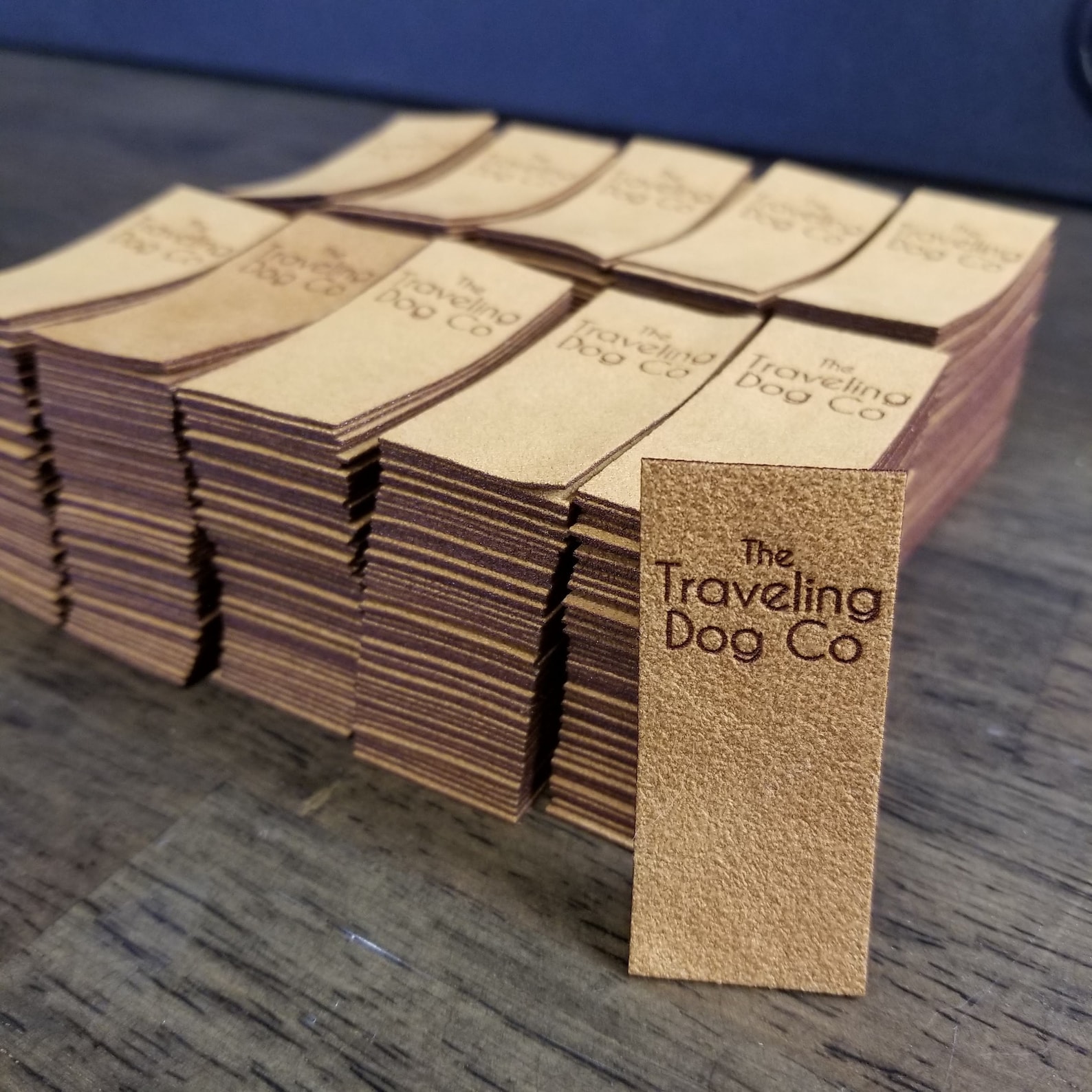 100 Custom Ultrasuede Labels - Etsy