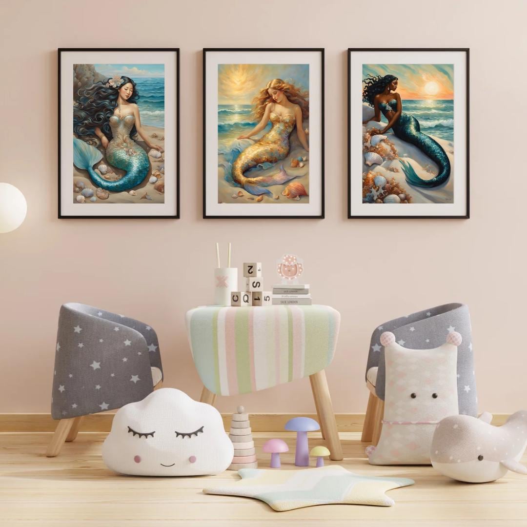 Fantasy Art Print Victorian Inspired Cryptid Painting Bundle Instant ...