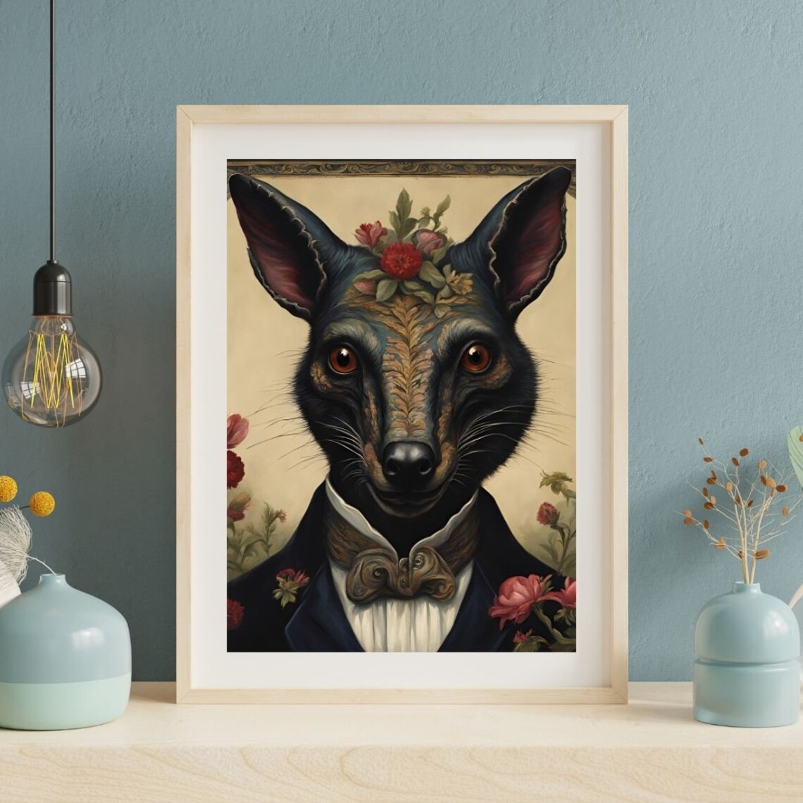 Victorian Inspired Cryptid Painting - Digital Print 18x24inches ...