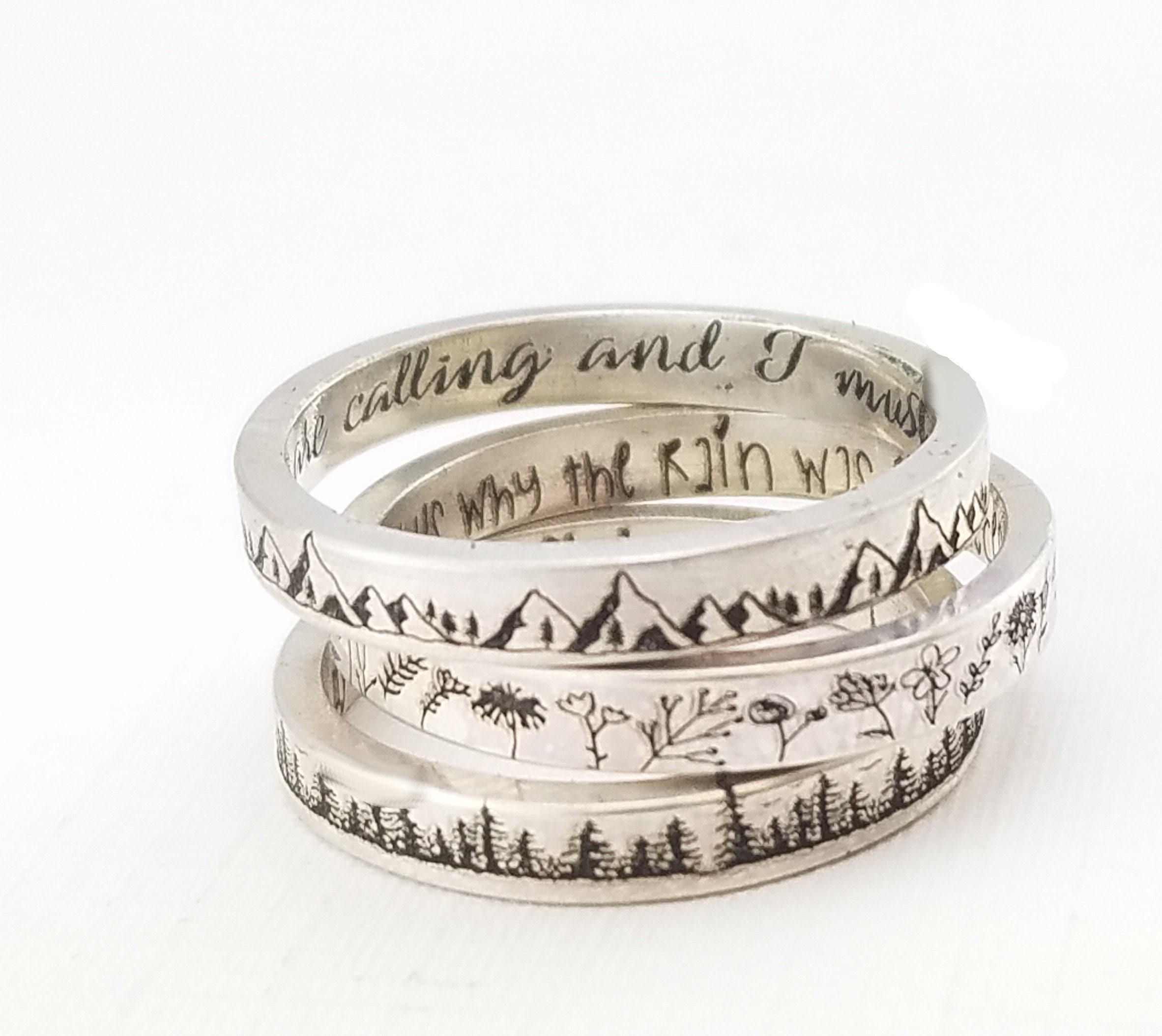 Personalized Stacking Ring Gifts Inspirational Jewelry - Etsy UK