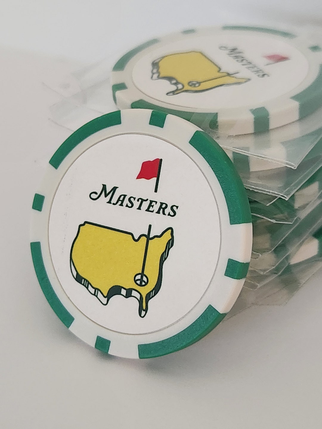 10 Pack -MASTERS POKER CHIPS... - Etsy