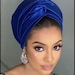 Elegant Pink Autogele: Pre-tied African Headwrap - Etsy