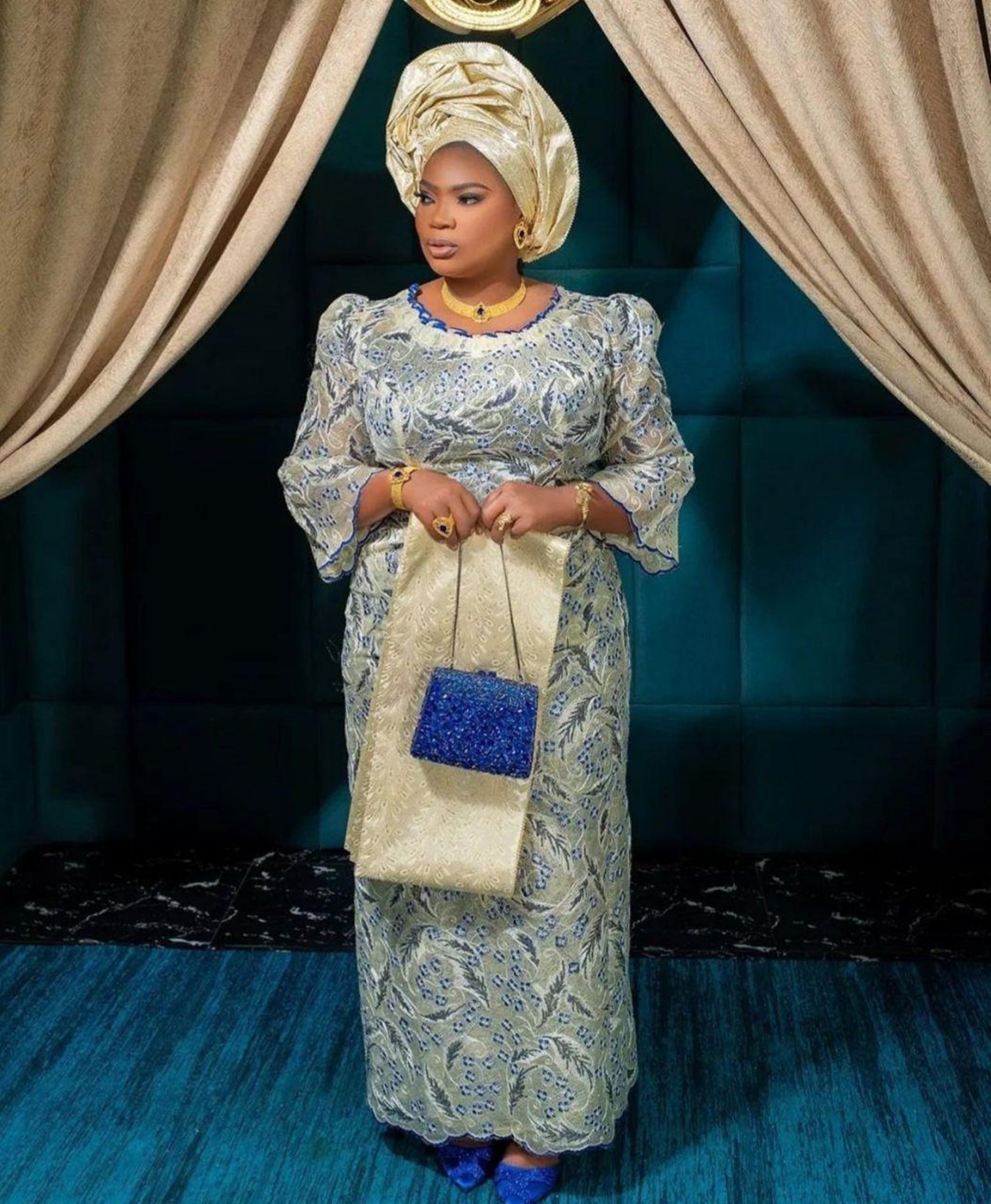Elegant Lace Iro and Buba With Inner for Weddings, Asoebi, Meetings and ...