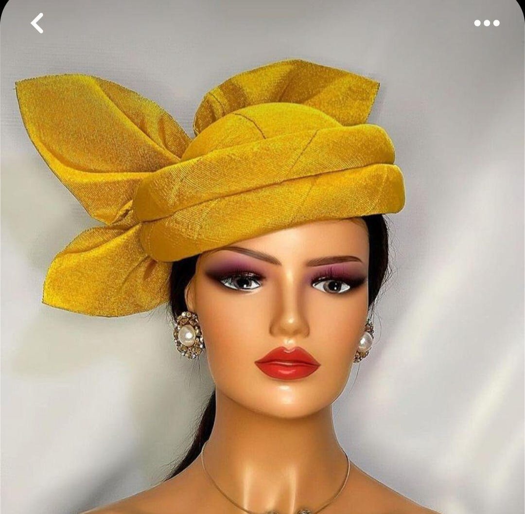 Pre-tied Asooke Gele: African Wedding Headwear - Etsy