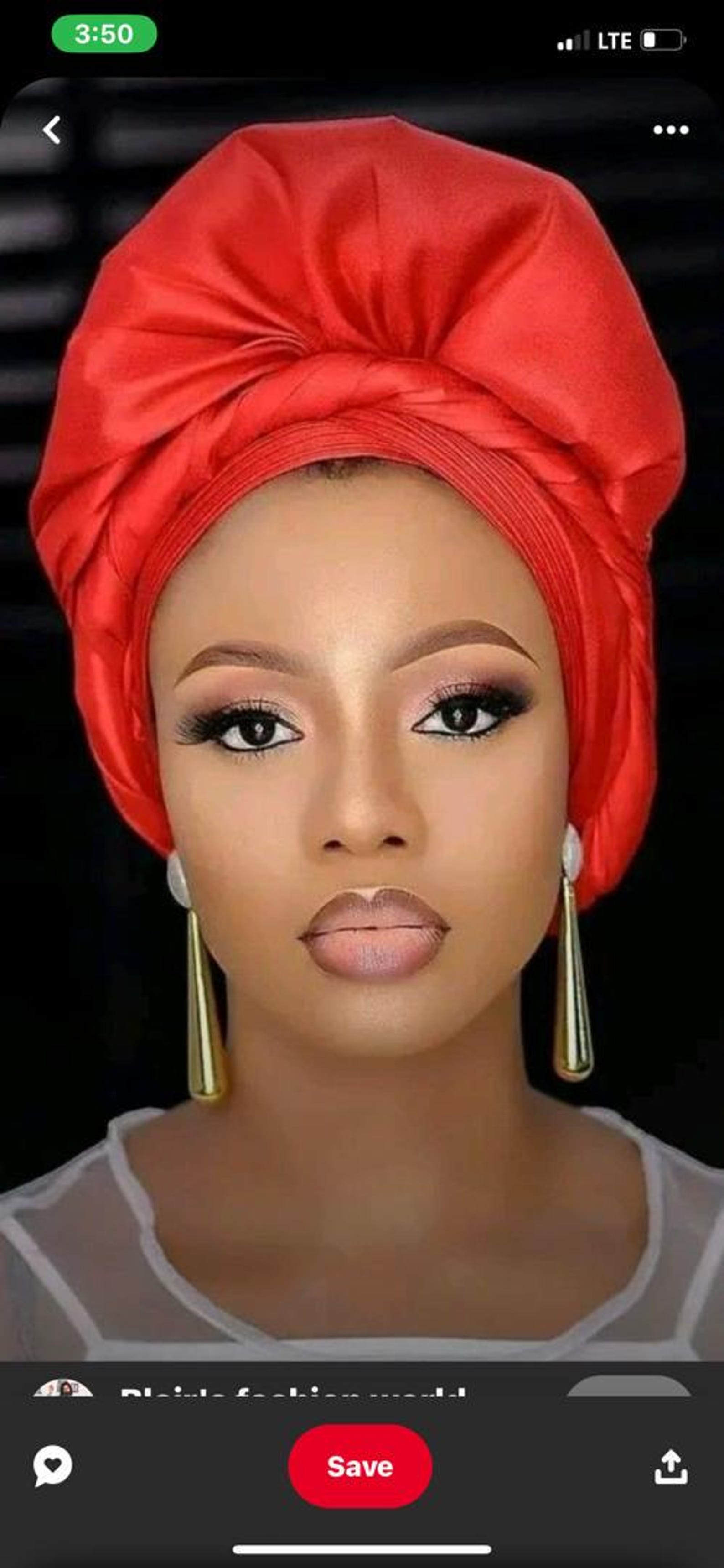 Elegant Pink Asooke Autogele With Ipele for Weddings and Special ...