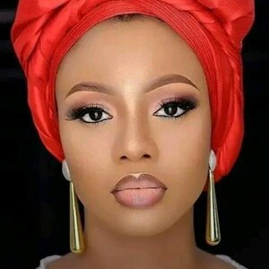 Elegant Pink Asooke Autogele With Ipele for Weddings and Special ...