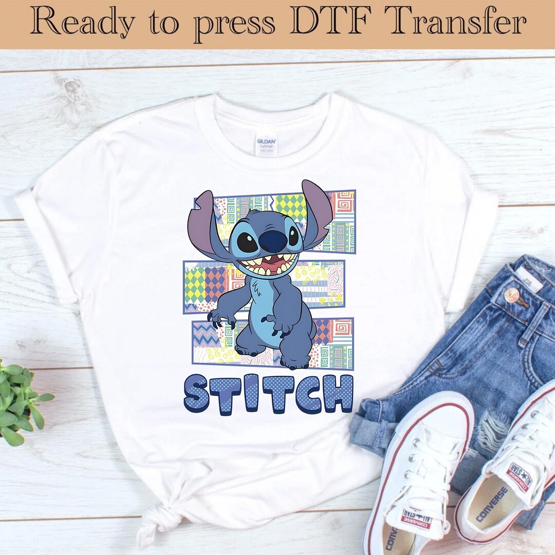 Stitch Ready to Press, Disney Heat Transfer, Disney Summer DTF, Family ...