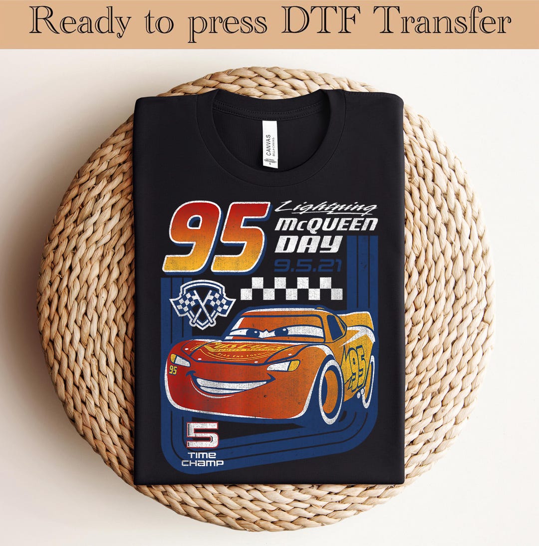 Cars Ready to Press - Cars Movie Transfers, Mcqueen DTF, Disney DTF ...