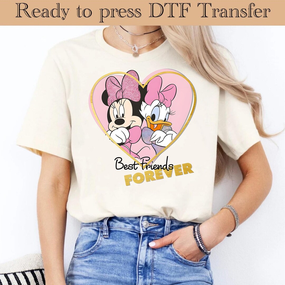 Minnie and Daisy Ready to Press, Minnie Mouse DTF, Disney Transfers ...