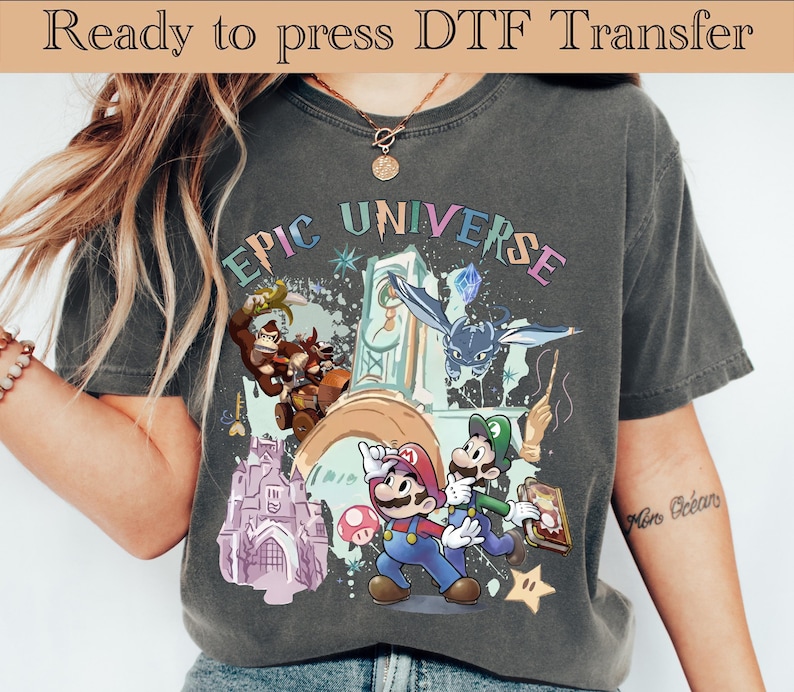 Epic Universe Ready to Press, Universe Park Family Trip 2026 DTF ...