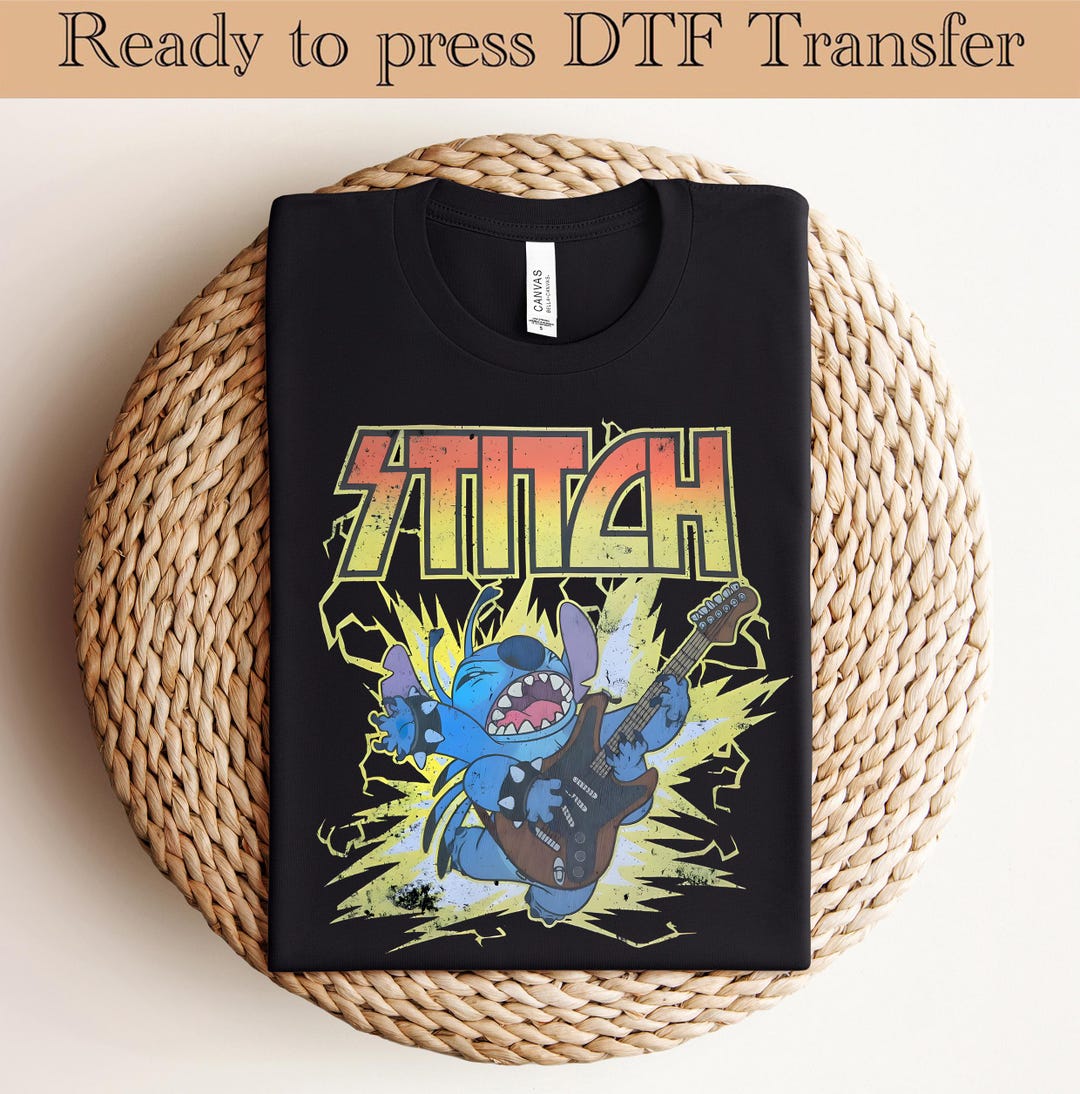 Stitch Ready to Press, Disney Stitch Heat Transfer,lilo and Stitch DTF ...