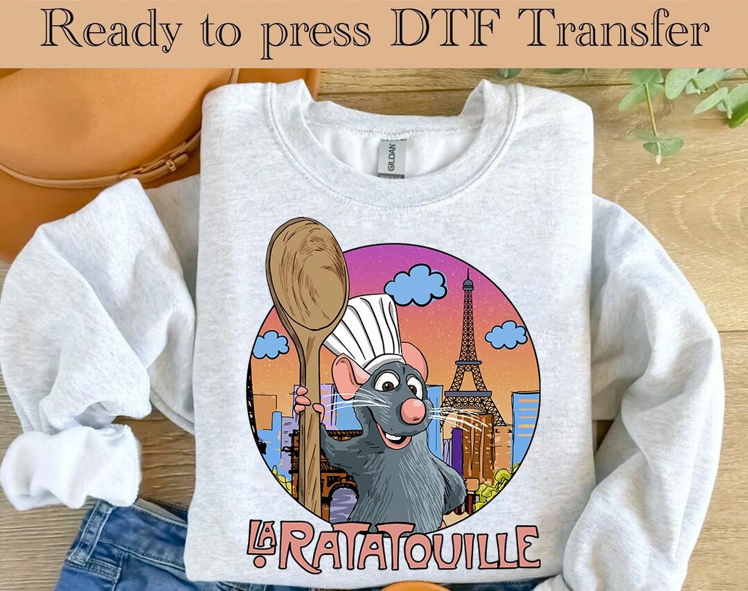 Disney Remy DTF, Ratatouille DTF, Remy Ratatouille DTF Transfer ...