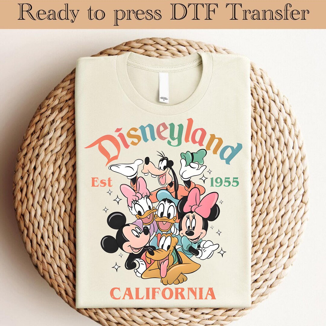 Disney Trip Ready to Press, Mickey and Friends DTF, Disney Family Trip ...