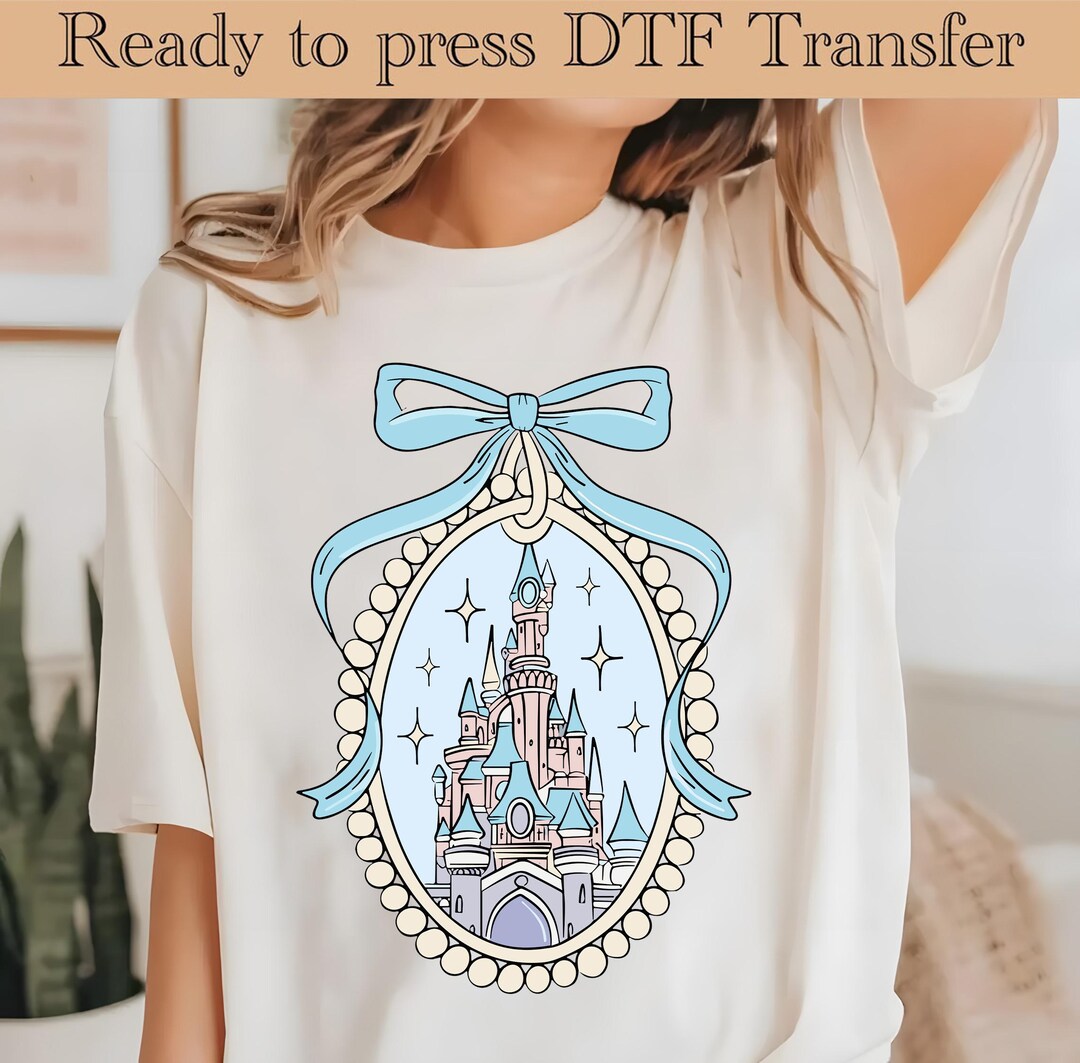 Princess Castle DTF Transfer, Disney Ready to Press, Princess ...