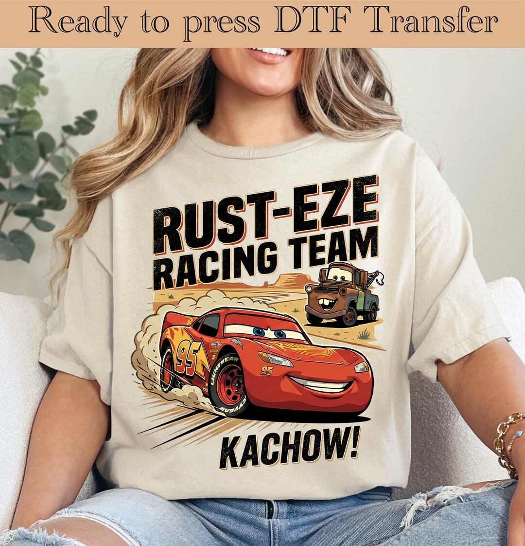 Cars Ready to Press - Cars Movie Transfers, Mcqueen DTF, Disney DTF ...