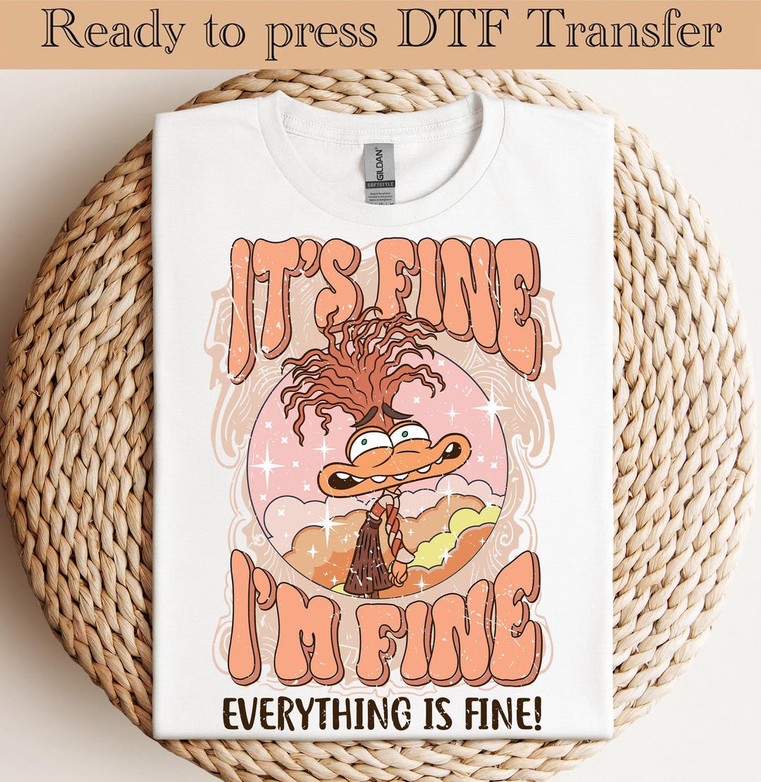 Inside Out DTF, Inside Out 2 Ready to Press, Inside Out Characters ...
