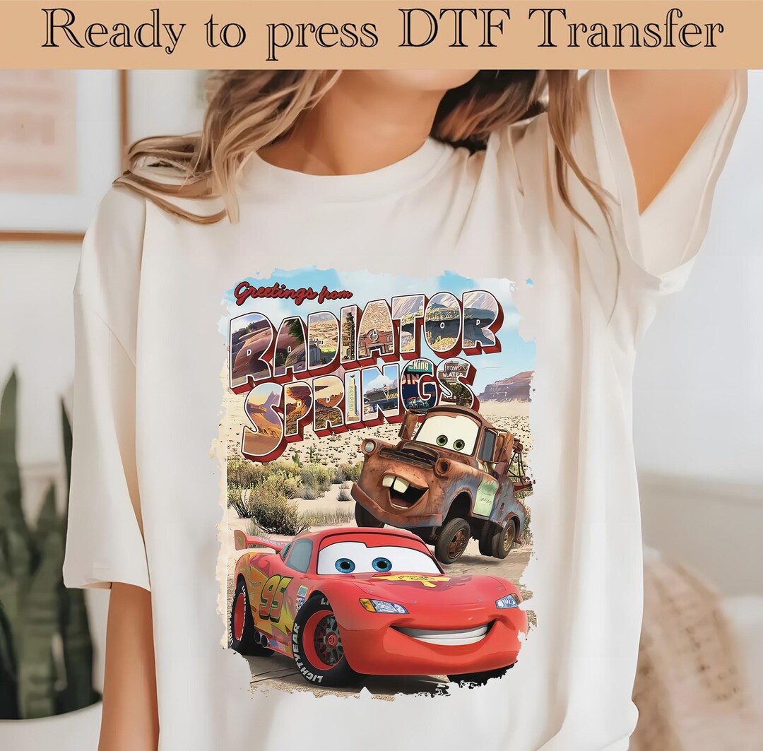 Cars Ready to Press - Cars Movie Transfers, Mcqueen and Friends DTF ...