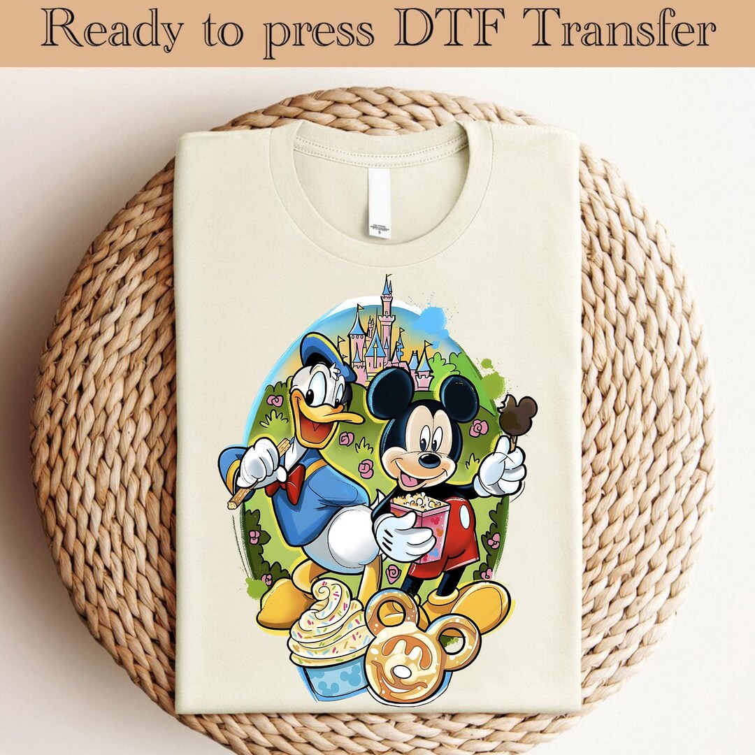 Disney Characters DTF Transfer, Mickey and Friends Ready to Press ...