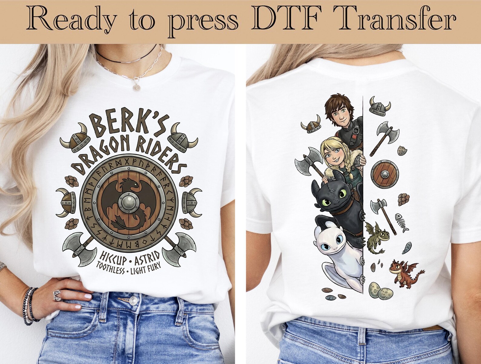 Toothless Ready to Press, Epic Universe Toothless DTF Transfer, How to ...