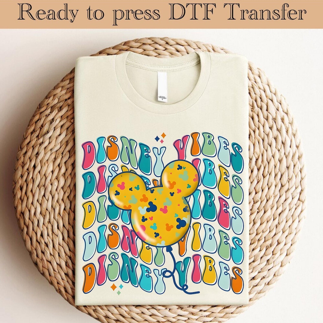Mickey Mouse Heat Transfer, Mickey Mouse DTF, Disney Transfers ...