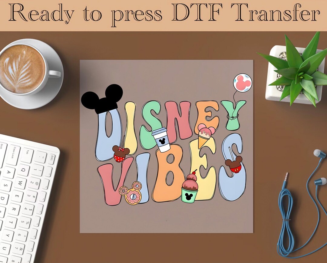 Disney Vibes Ready to Press, Magic Kingdom DTF, Disney Family Trip 2024 ...
