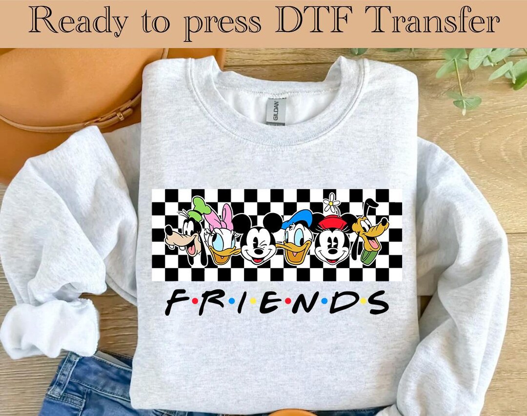 Disney Characters DTF Transfer, Mickey and Friends Ready to Press ...