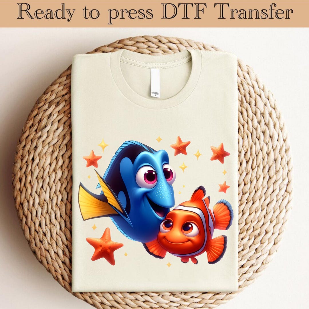 Finding Nemo Family DTF, Finding Nemo Ready to Press, Finding Nemo Heat ...