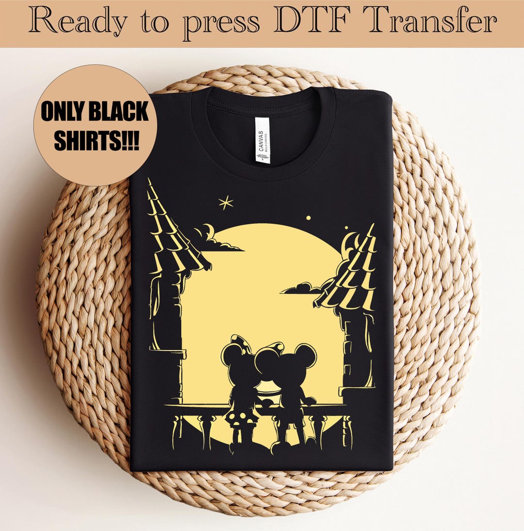 Mickey and Minnie Mouse Ready to Press, Mickey Mouse Couple DTF, Disney ...