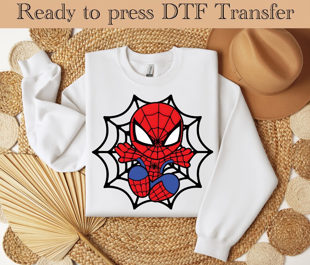 Spiderman DTF Transfer, Superhero Dtf, Spiderman DTF, Hero Transfer ...