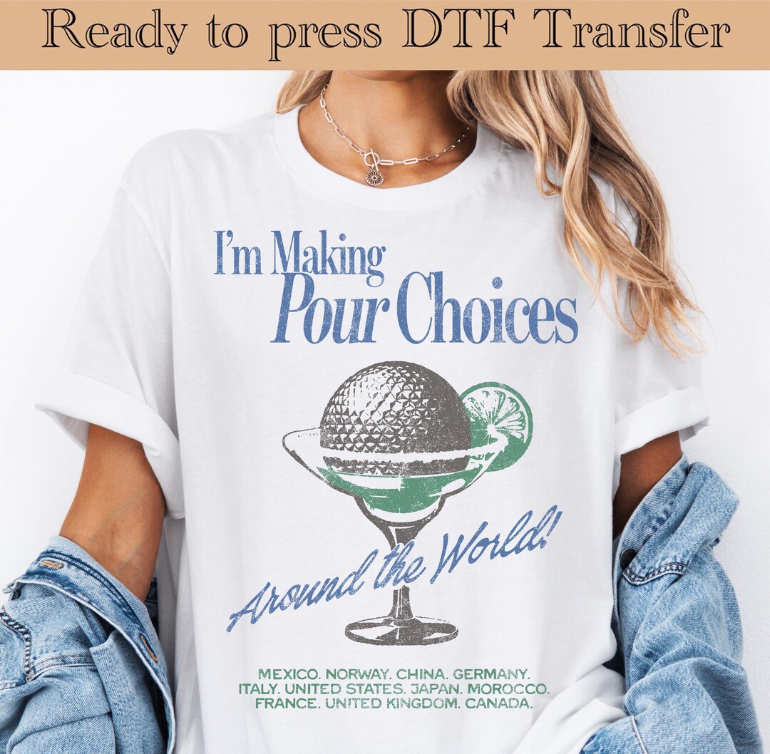Epcot Around the World Dtf,mouse and Friends Epcot Dtf,epcot Family ...