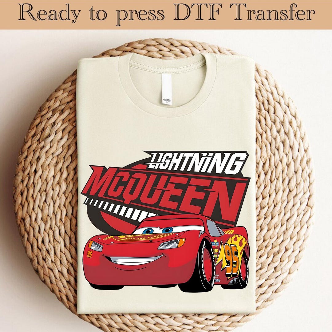 Cars Ready to Press - Cars Movie Transfers, Mcqueen DTF, Disney DTF ...