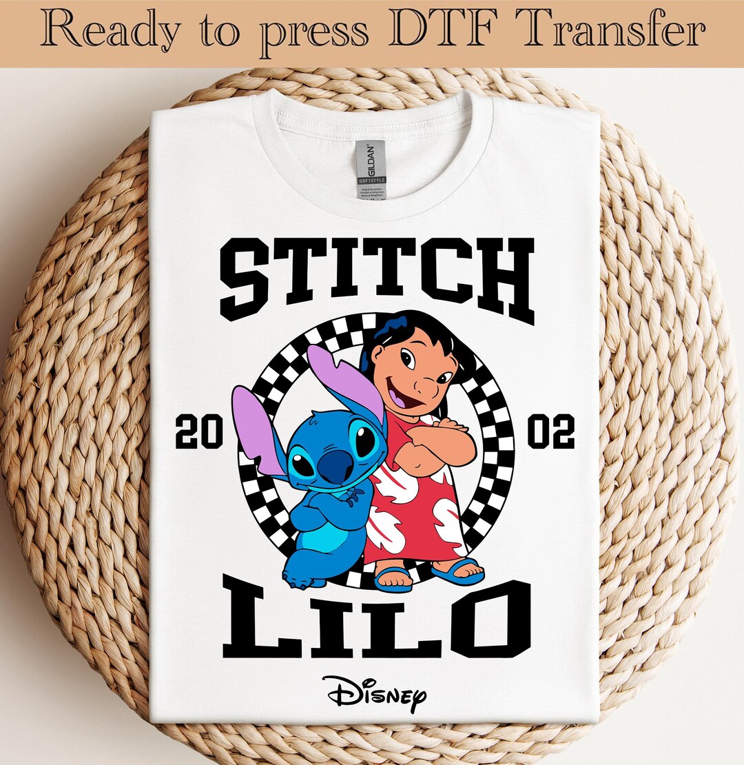 Lilo and Stitch Ready to Press, Disney Stitch Heat Transfer,ohana and ...