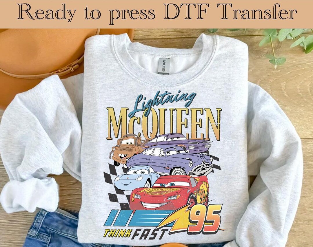Cars Ready to Press - Cars Movie Transfers, Mcqueen and Friends DTF ...