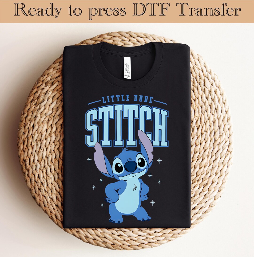 Stitch Ready to Press, Disney Stitch Heat Transfer,lilo and Stitch DTF ...