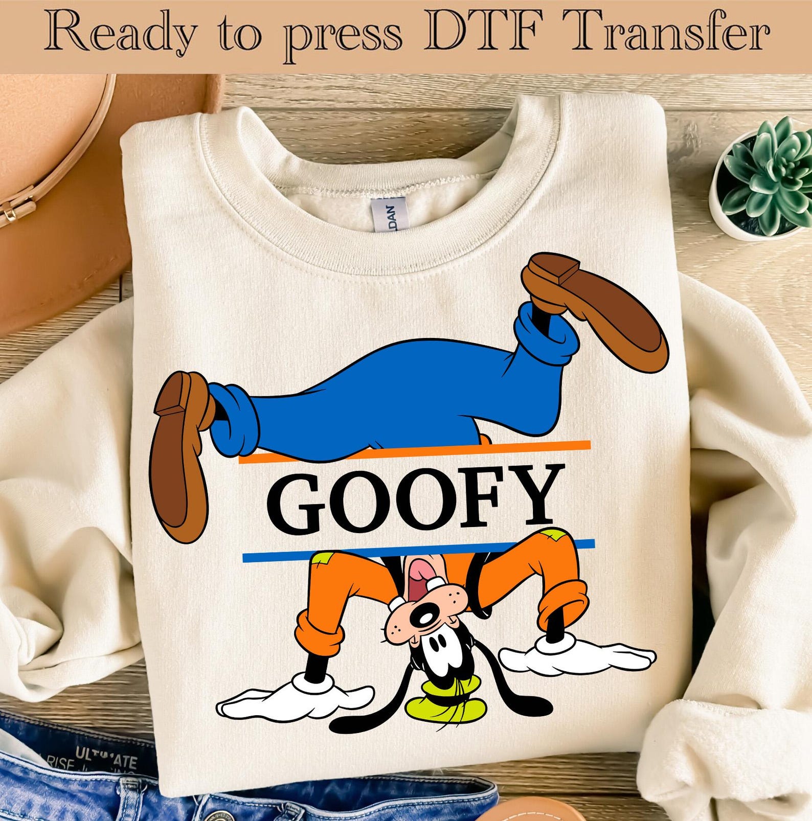 Disney Goofy Ready to Press, Goofy Movie DTF Transfer, Disney Vacation ...