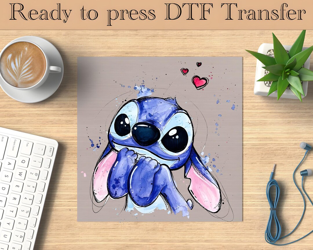 Stitch Ready to Press, Disney Heat Transfer, Disney Summer DTF, Family ...