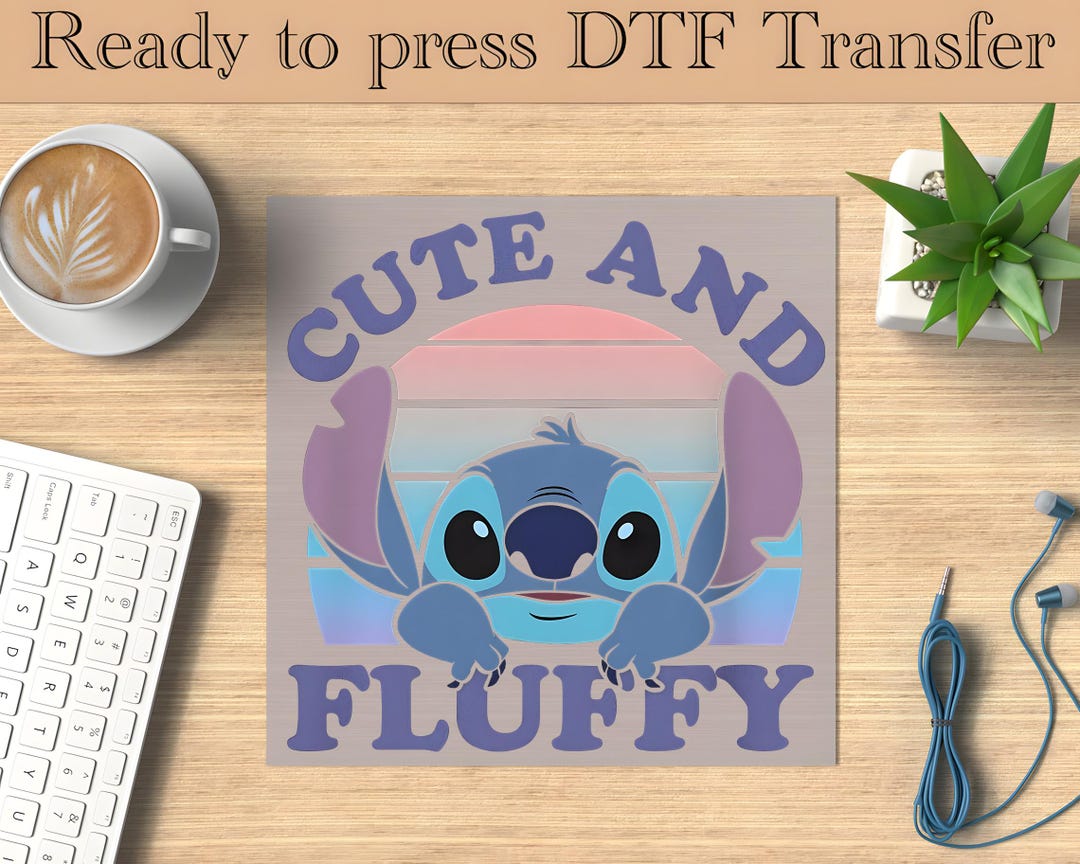 Stitch Ready to Press, Disney Heat Transfer, Disney Summer DTF, Family ...