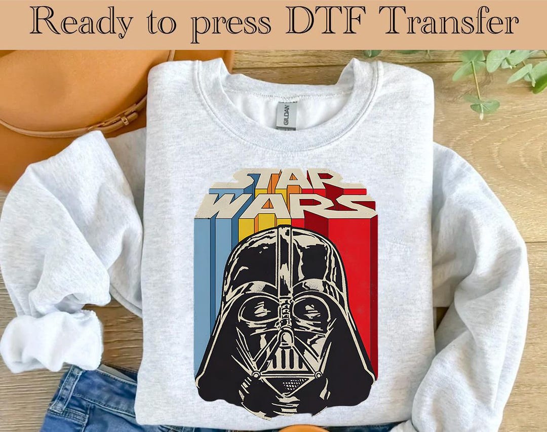 Disney Star Wars Darth Vader DTF Transfer, Star Wars Group Dtf, Star ...