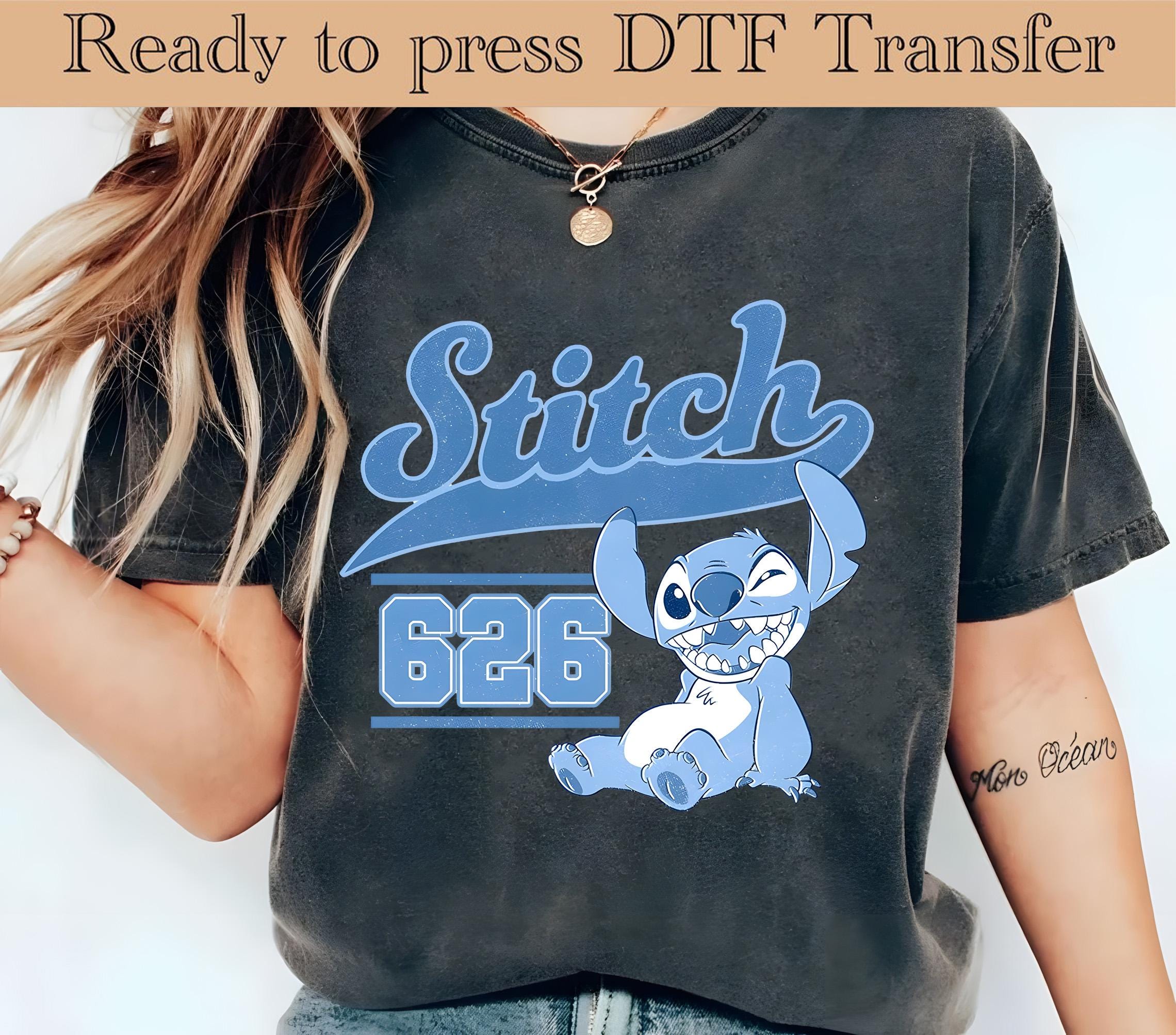 Stitch Ready to Press, Disney Stitch Heat Transfer,lilo and Stitch DTF ...