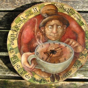 The Mad Hatter Clock - Etsy