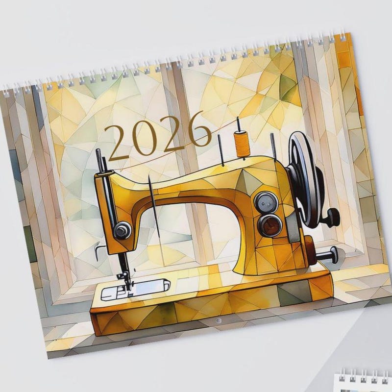Sewing Wall Calendar 2026 - Etsy