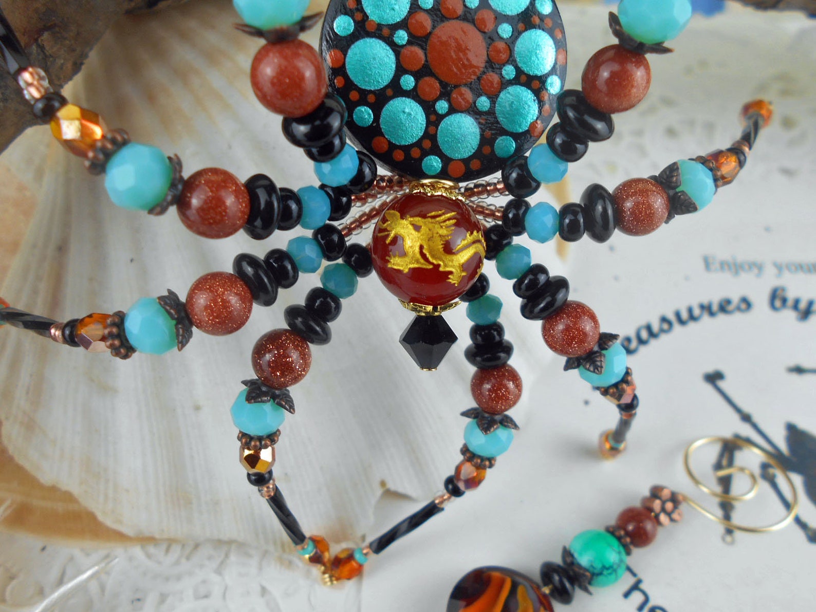 Golden Carved Chinese Dragon Mandala Hand Painted Art Wood - Etsy